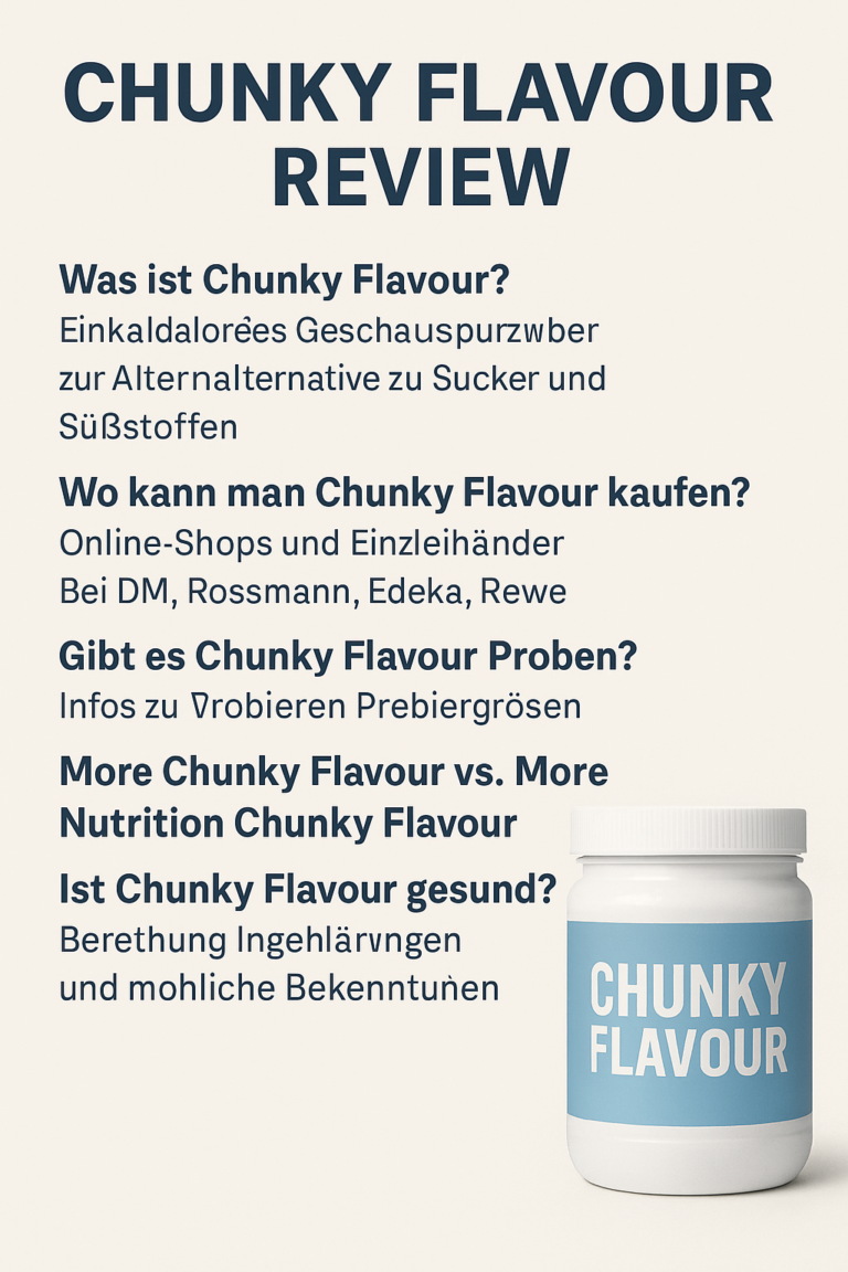 Chunky Flavour Review: Geschmackspulver kaufen, Rezepte, Proben ...